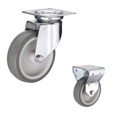 352lbs Capacity Solid Rubber Casters