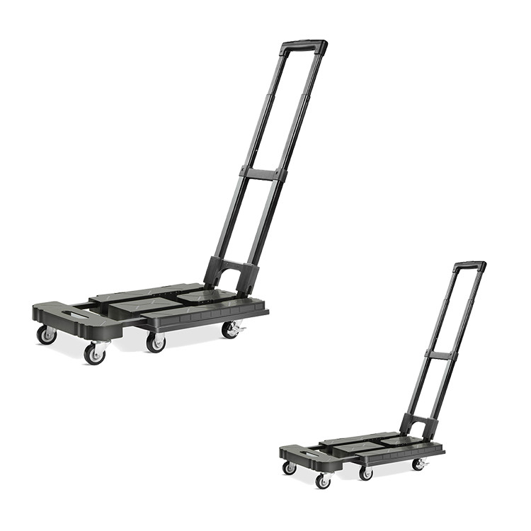 Combinable Folding Platform Trolley 100kg , Small Portable Trolley Cart ...