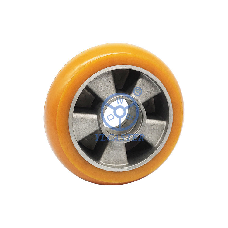 6x2 Inch Round Pu Wheels Swivel Lock Heavy Duty Industrial Trolley ...