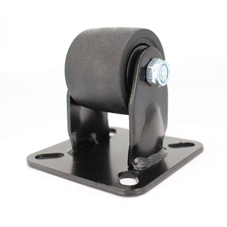 Low Height Rigid Plate Nylon Casters 2 Inch Heavy Duty Low Profile ...