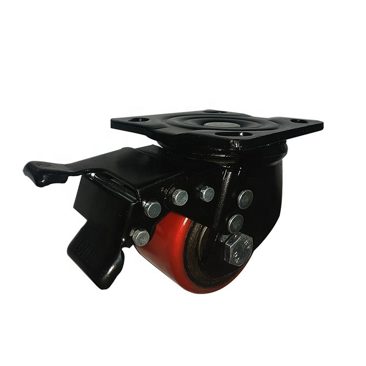 Top Plate Size 2-6 Inches and 1-4 Inch Wheel Width Industrial Casters ...