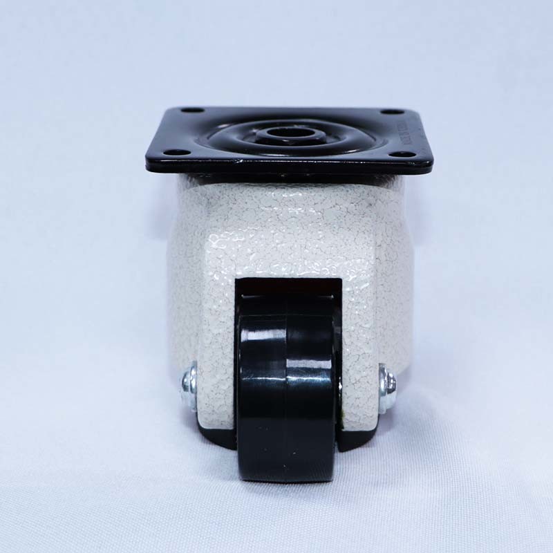 40F Adjustable Leveling Casters Aluminium Shell Plate Type Low Profile ...