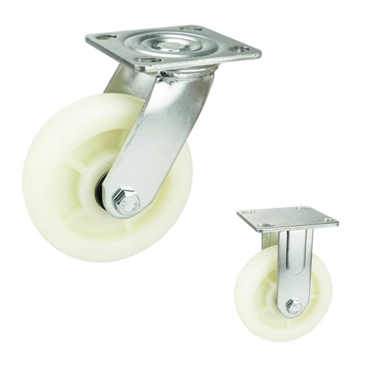 280kg Loading Heavy Duty Ball Bearing Wheels , 6 Inch Heavy Duty Swivel ...