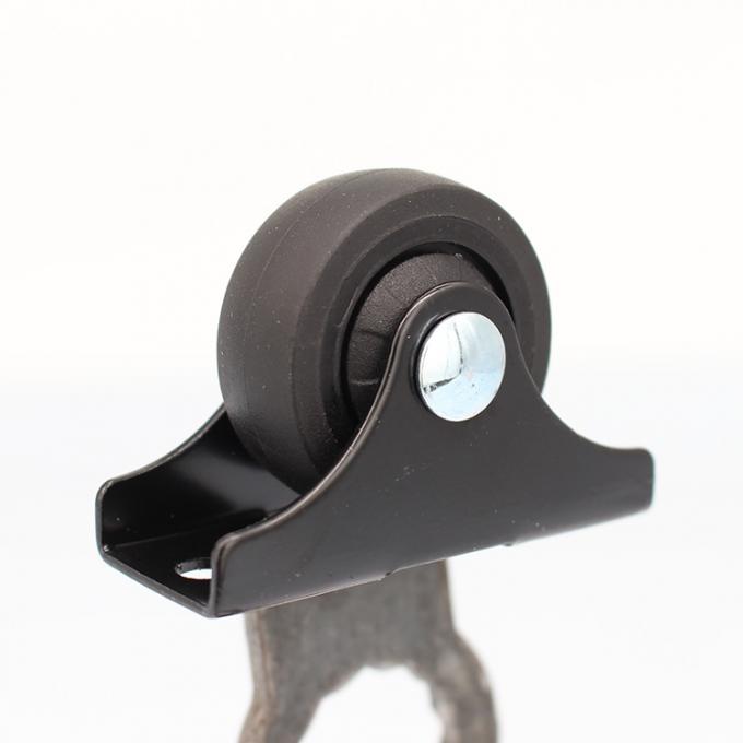 32mm Furniture Casters Electrophoretic Bracket Black TPR Silent Non ...